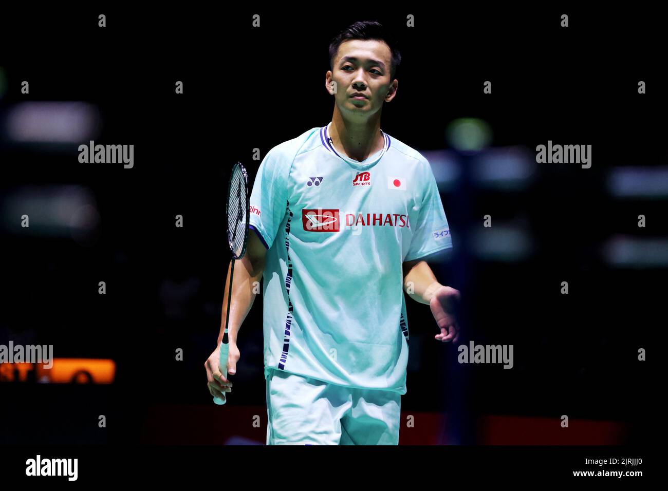 Tokyo, Japan. 24th Aug, 2022. Kenta Nishimoto (JPN) Badminton : TotalEnergies BWF World ...