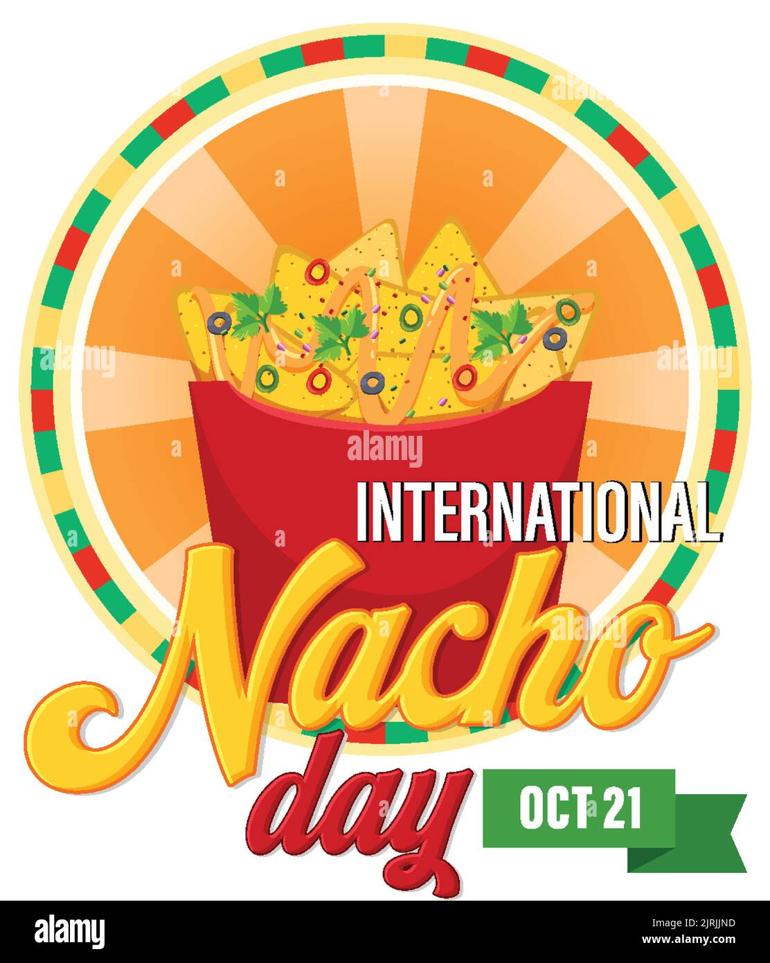 International Nacho Day Banner Design illustration Stock Vector Image ...