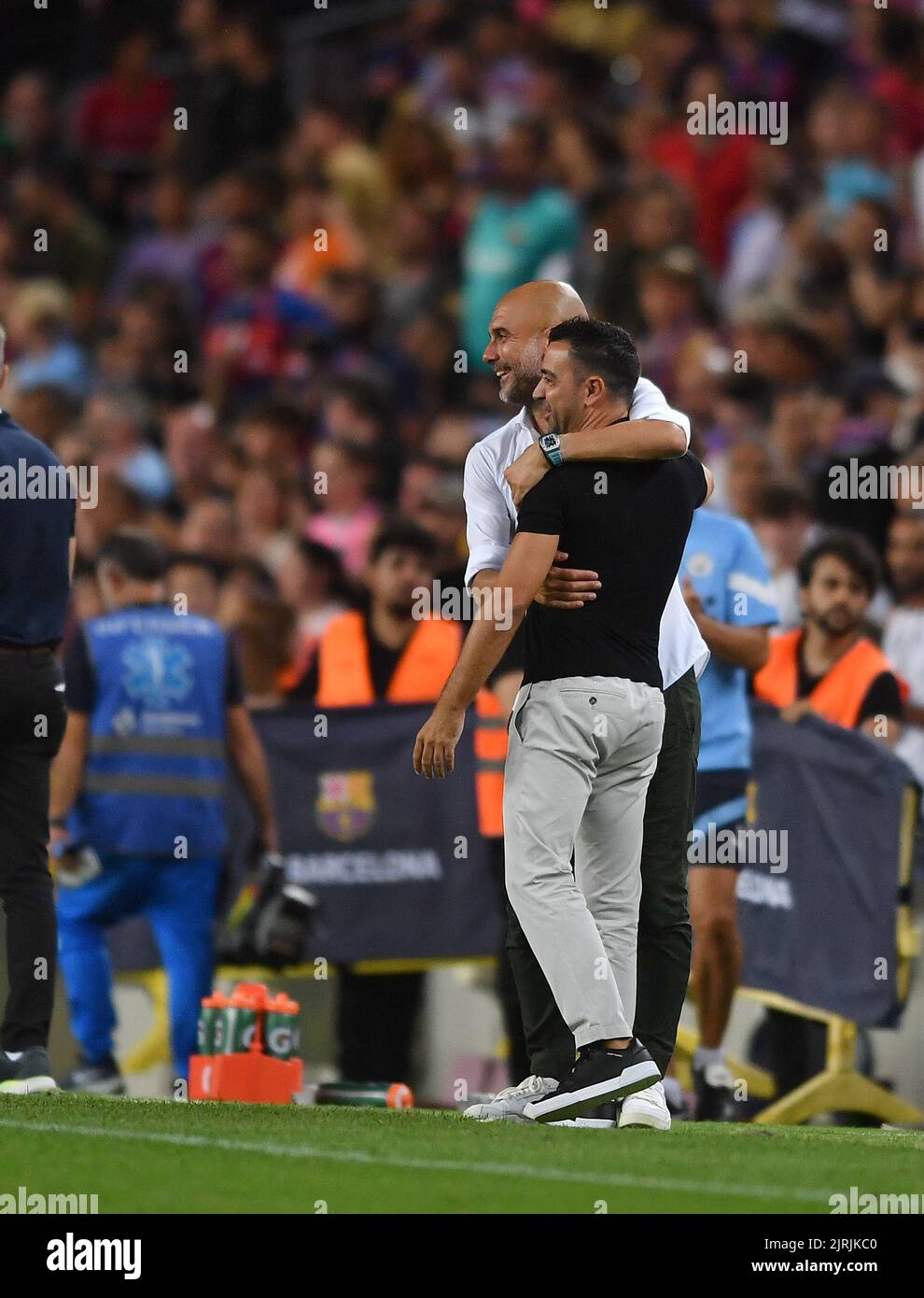Barcelona,Spain.24 August,2022. FC Barcelona v Manchester City Pep ...