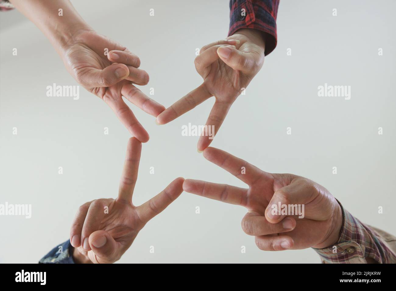 Group of Diverse Hands Together Joining,Team Work Concept Stock Photo ...
