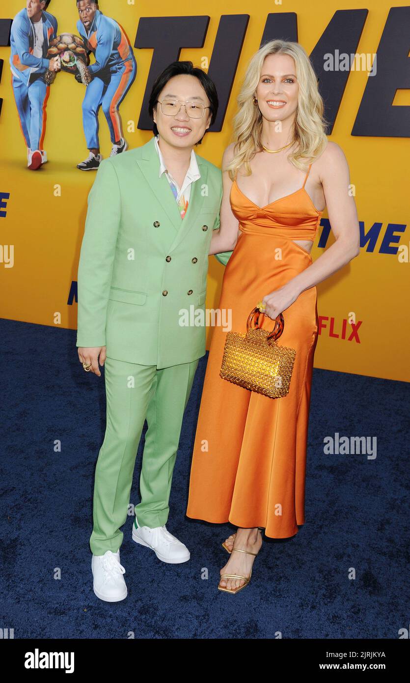 Los Angeles, Ca. 23rd Aug, 2022. Jimmy O. Yang, Bri Kimmel attends the ...