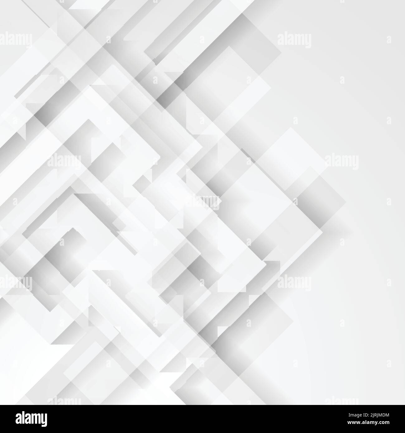 Abstract light grey technology geometric concept background. Vector ...