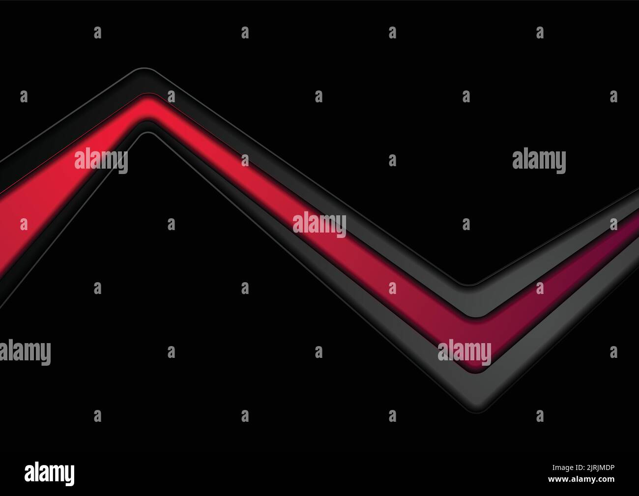 Abstract black corporate background with red stripe. Vector design ...