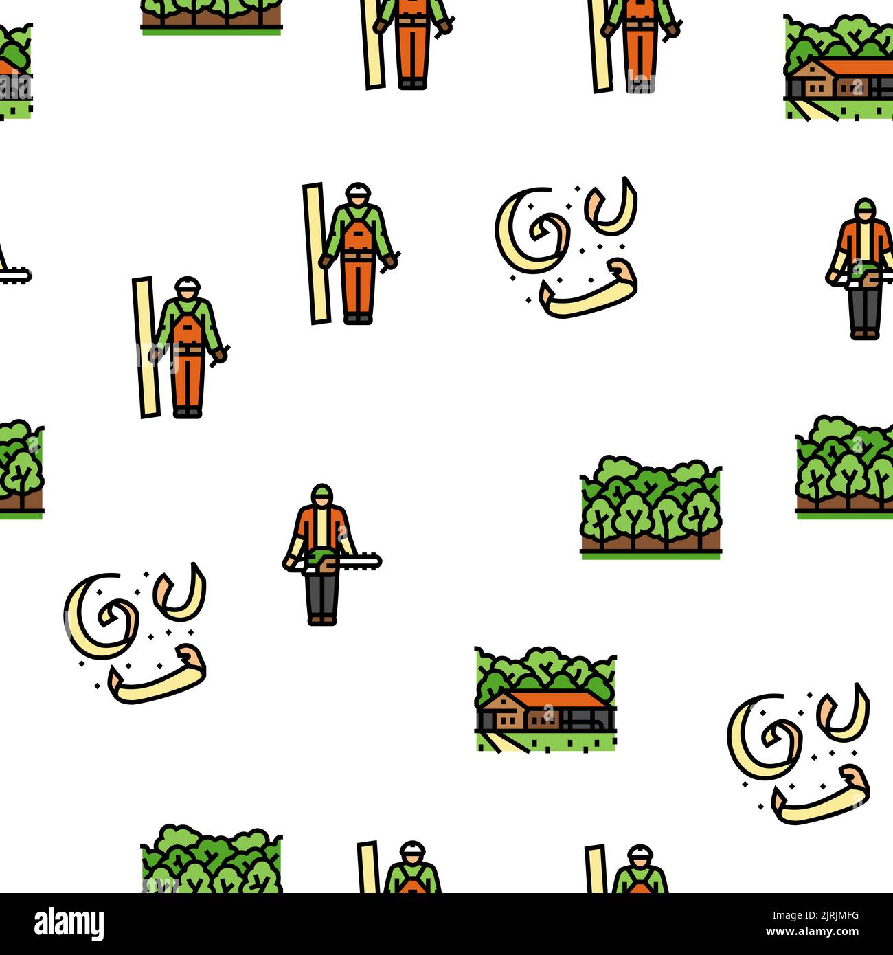 wood timber tree wooden material vector seamless pattern Stock Vector ...