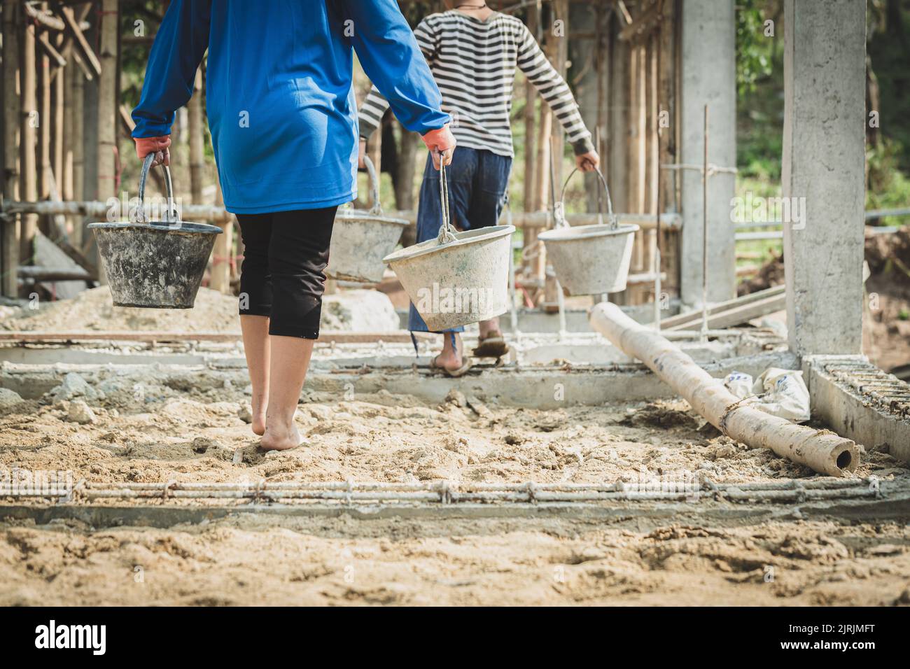 The concept of child labor, Poor children are forced to work in ...