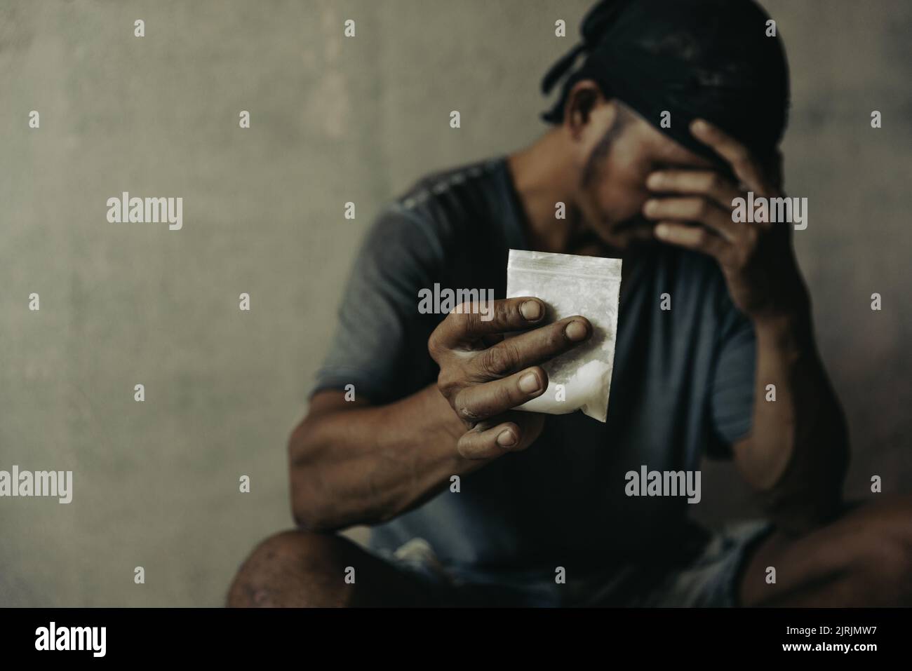 Close Up Teenage man is taking heroin, Drug addict, Disease , No to ...