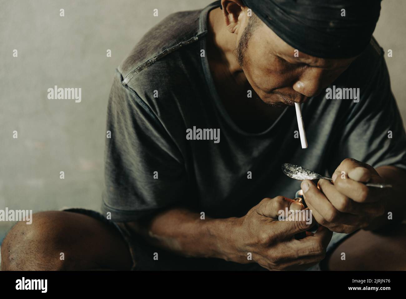 Meth drug lighter hi-res stock photography and images - Alamy