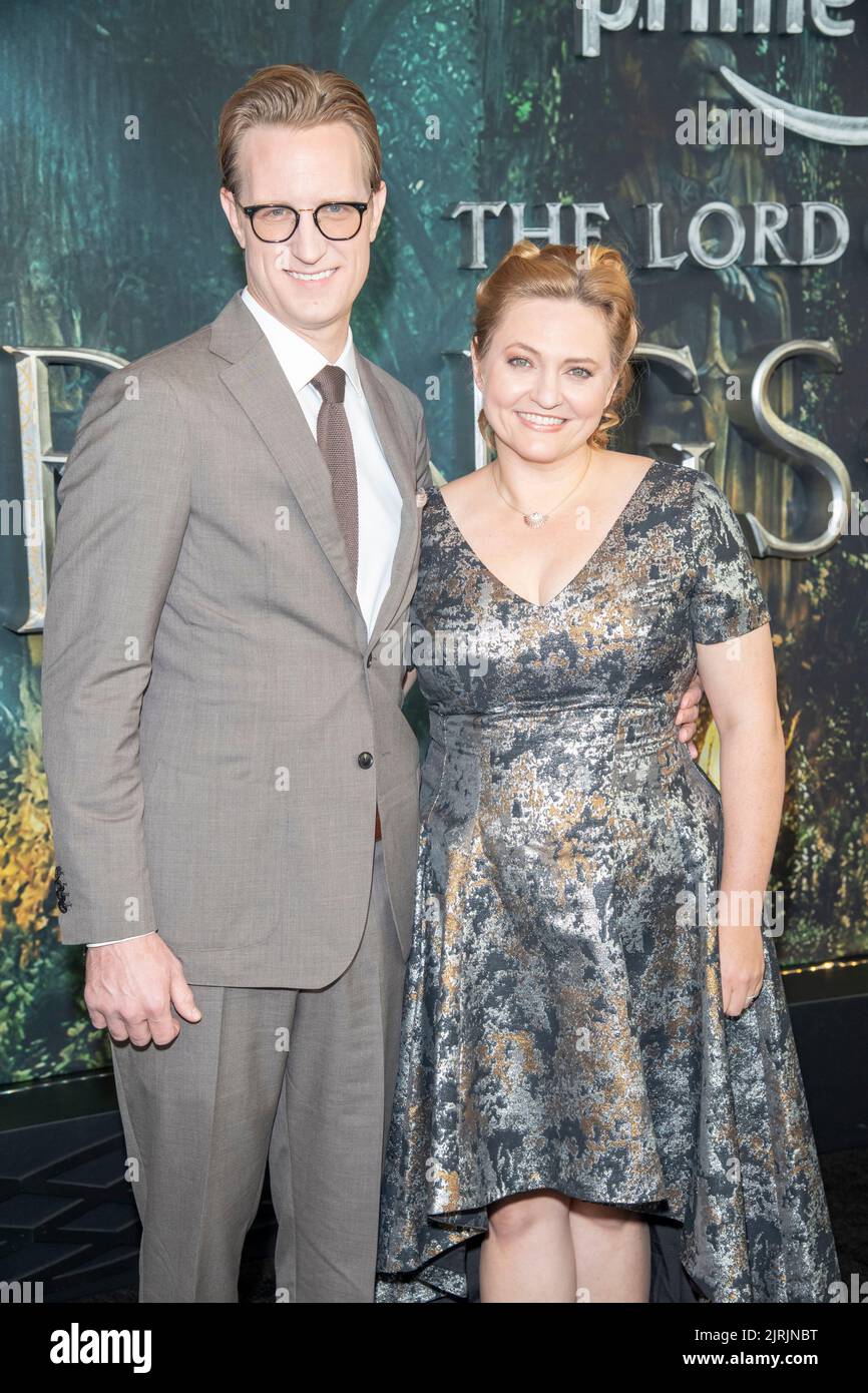 NEW YORK, NEW YORK - AUGUST 23: J. D. Payne and Rachel Payne attend ...