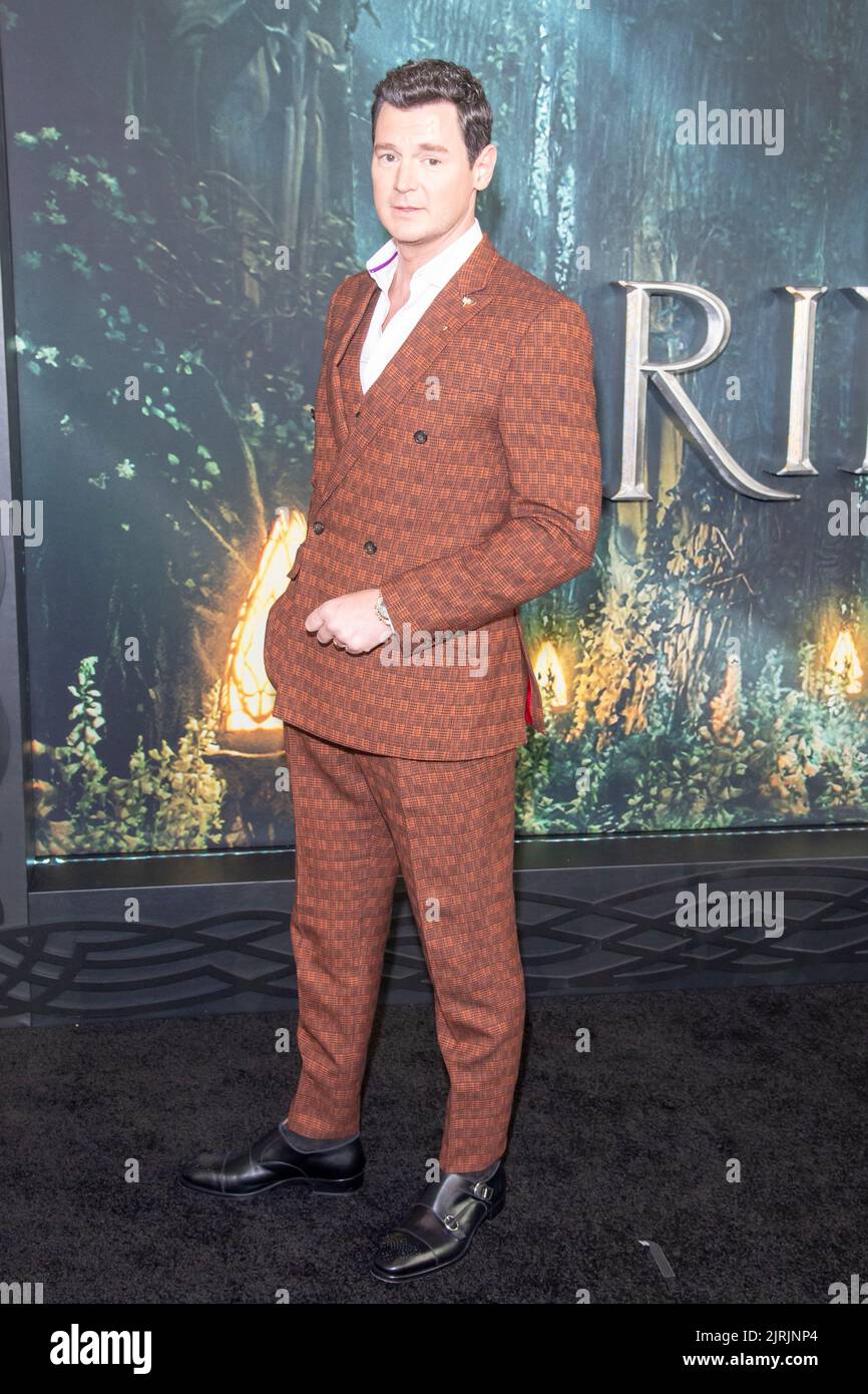 NEW YORK, NEW YORK - AUGUST 23: Benjamin Walker attends "The Lord Of The Rings: The Rings Of ...