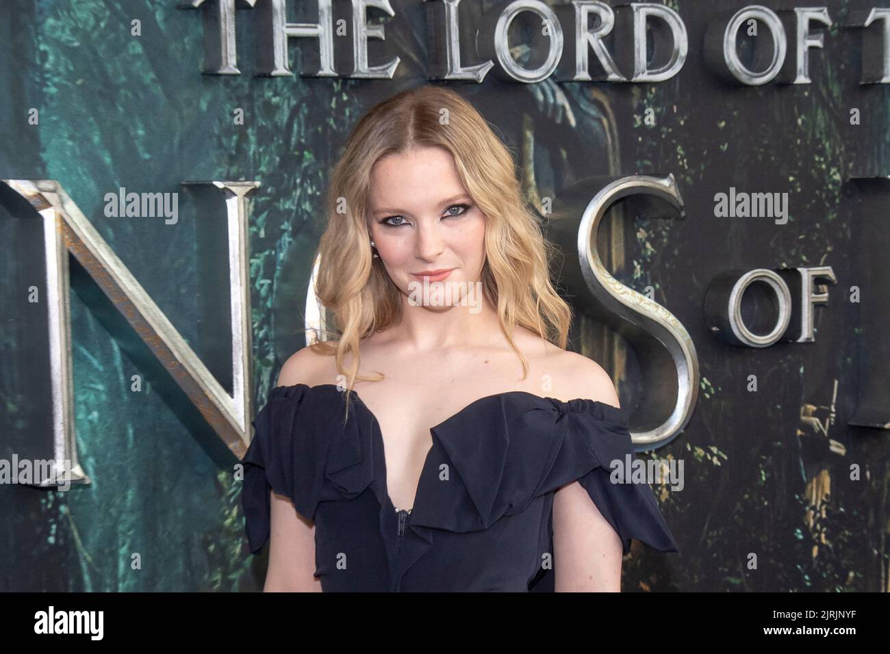 NEW YORK, NEW YORK - AUGUST 23: Morfydd Clark attends "The Lord Of The ...