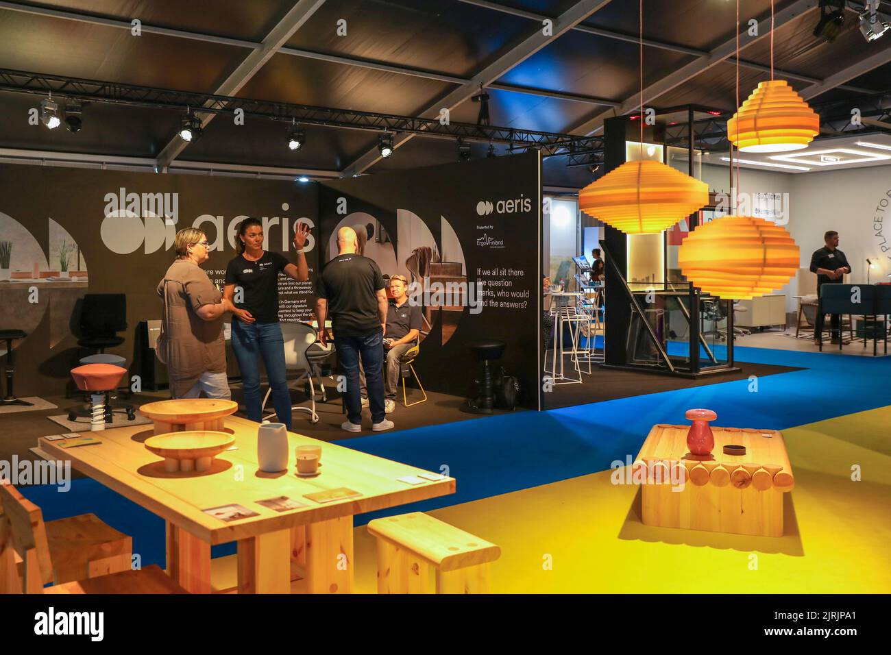 Helsinki, Finland. 24th Aug, 2022. Visitors of Design Helsinki ...