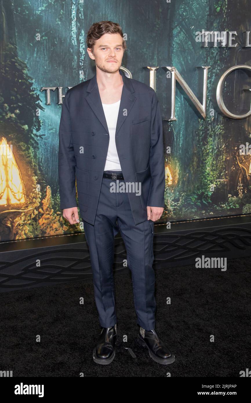 NEW YORK, NEW YORK - AUGUST 23: Robert Aramayo attends "The Lord Of The ...