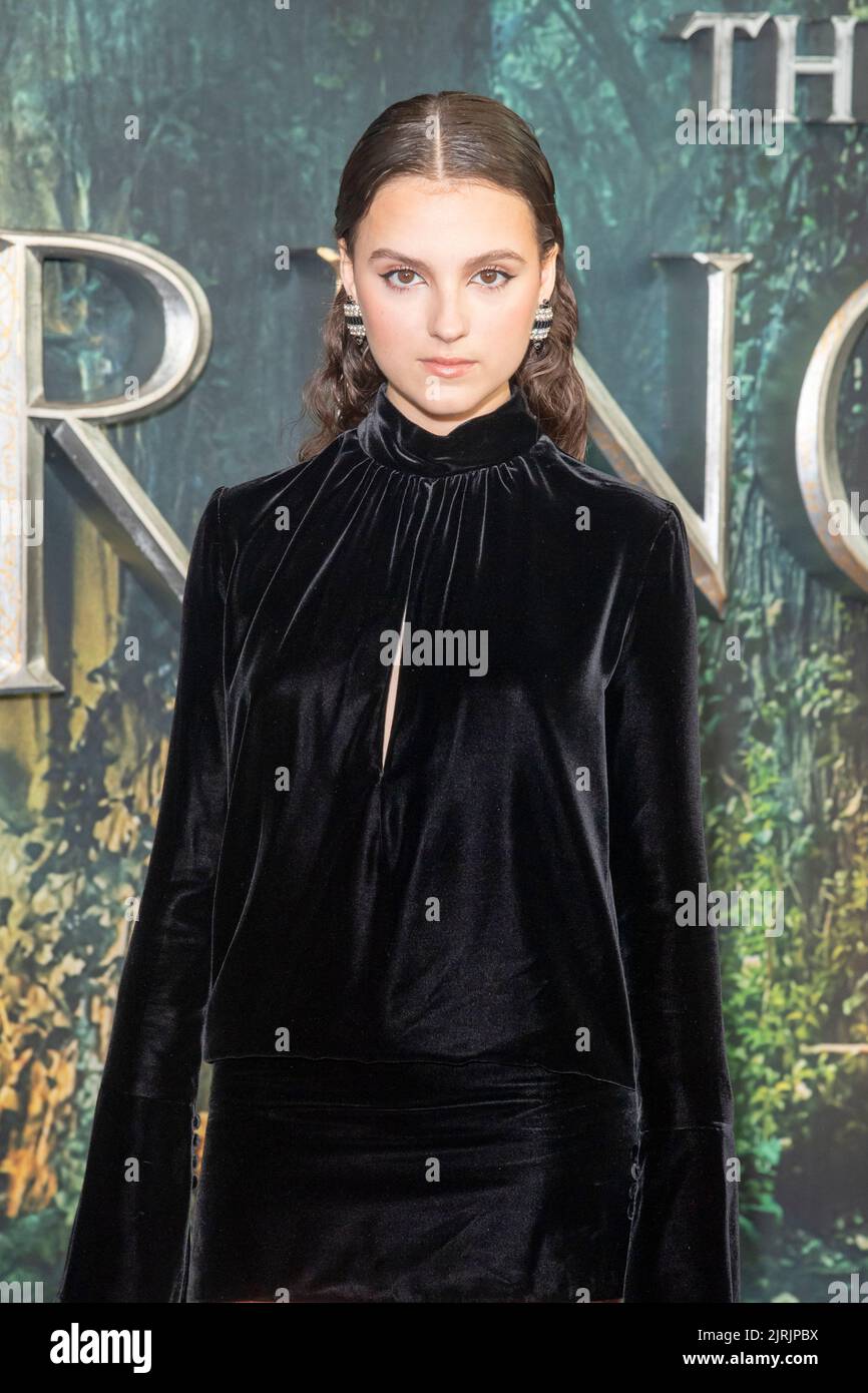 NEW YORK, NEW YORK - AUGUST 23: Fina Strazza attends "The Lord Of The ...