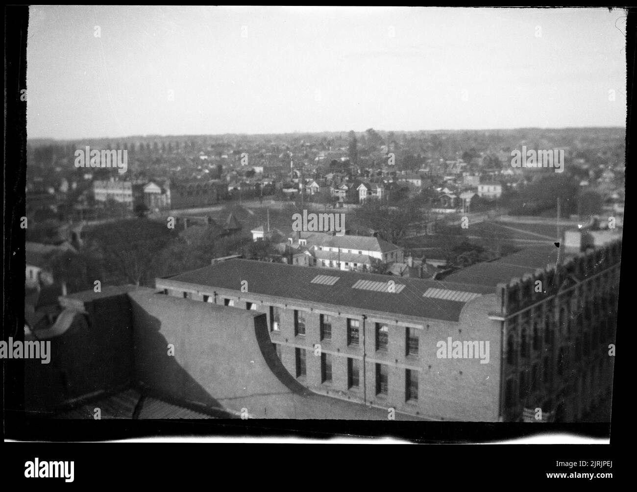 [Christchurch city centre], 1920s-1930s, Christchurch, by Roland Searle Stock Photo - Alamy