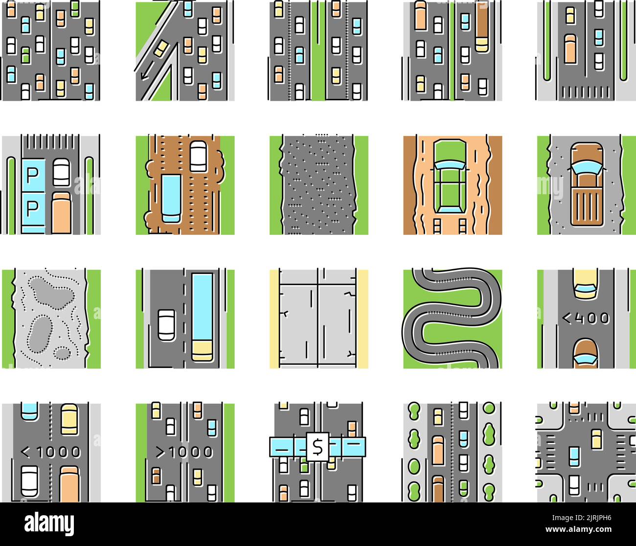 1 roadway Stock Vector Images - Alamy