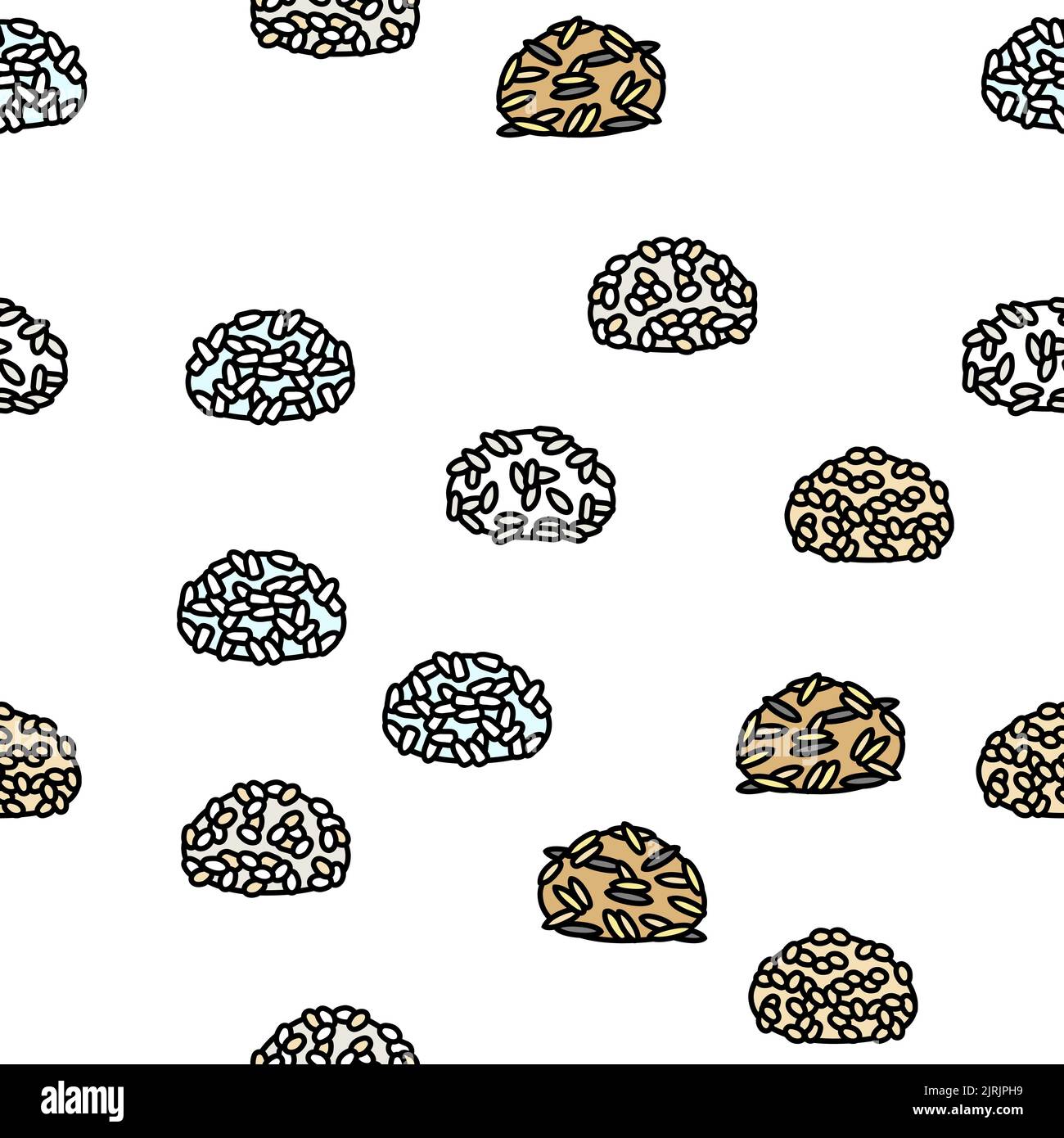 Dish of brown basmati rice Stock Vector Images - Alamy