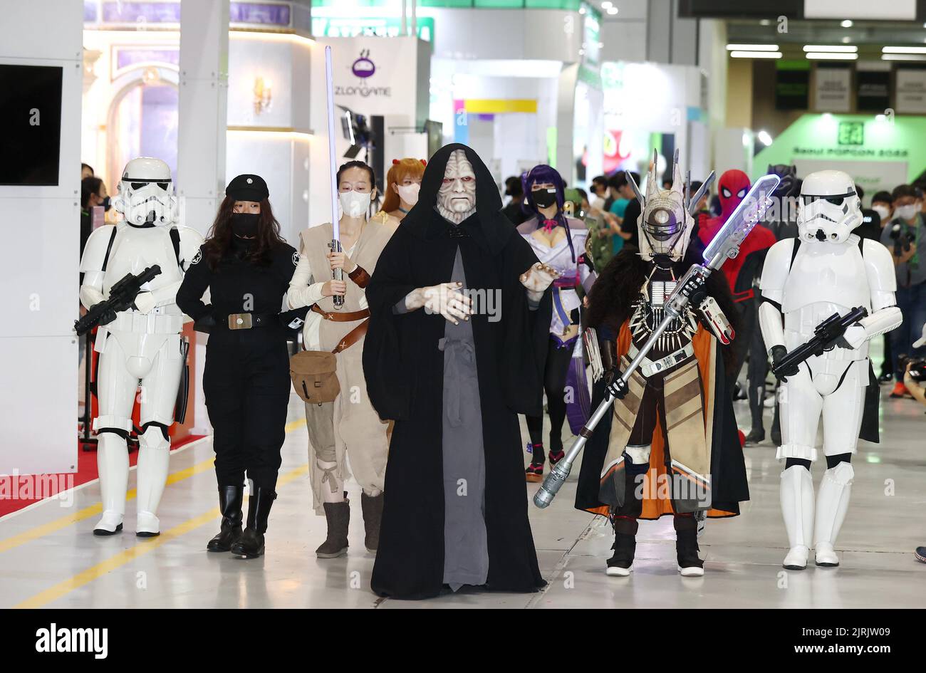 25th Aug, 2022. Pop culture convention Cosplayers take part in the ...