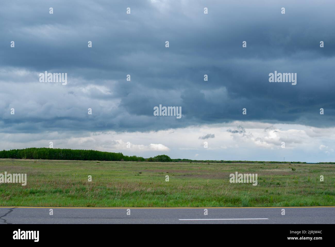 gorgeous steppe landscape in summer before rain Stock Photo - Alamy
