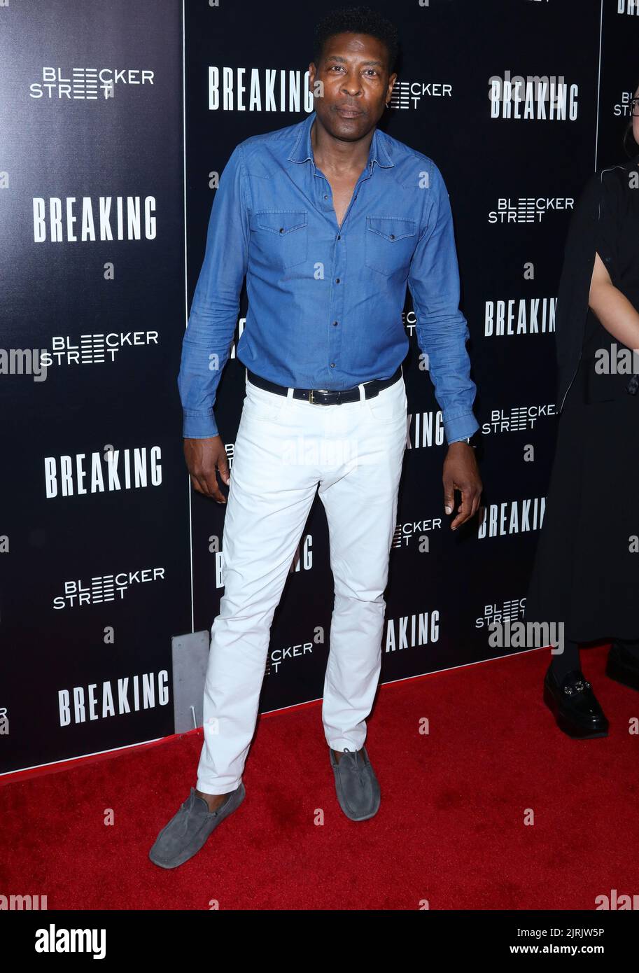 Keith Ewell arrives at The Breaking Red Carpet held at The London Hotel ...