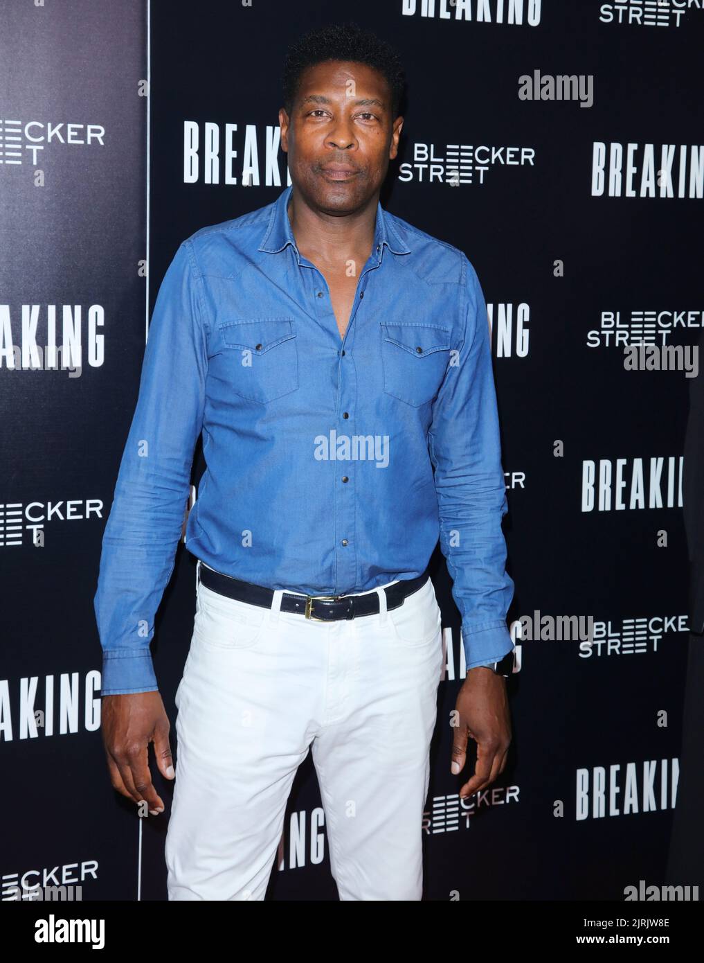 Keith Ewell arrives at The Breaking Red Carpet held at The London Hotel ...