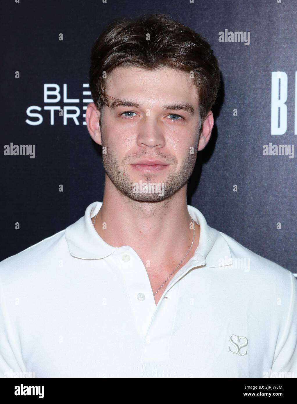 Colin Ford arrives at The Breaking Red Carpet held at The London Hotel ...