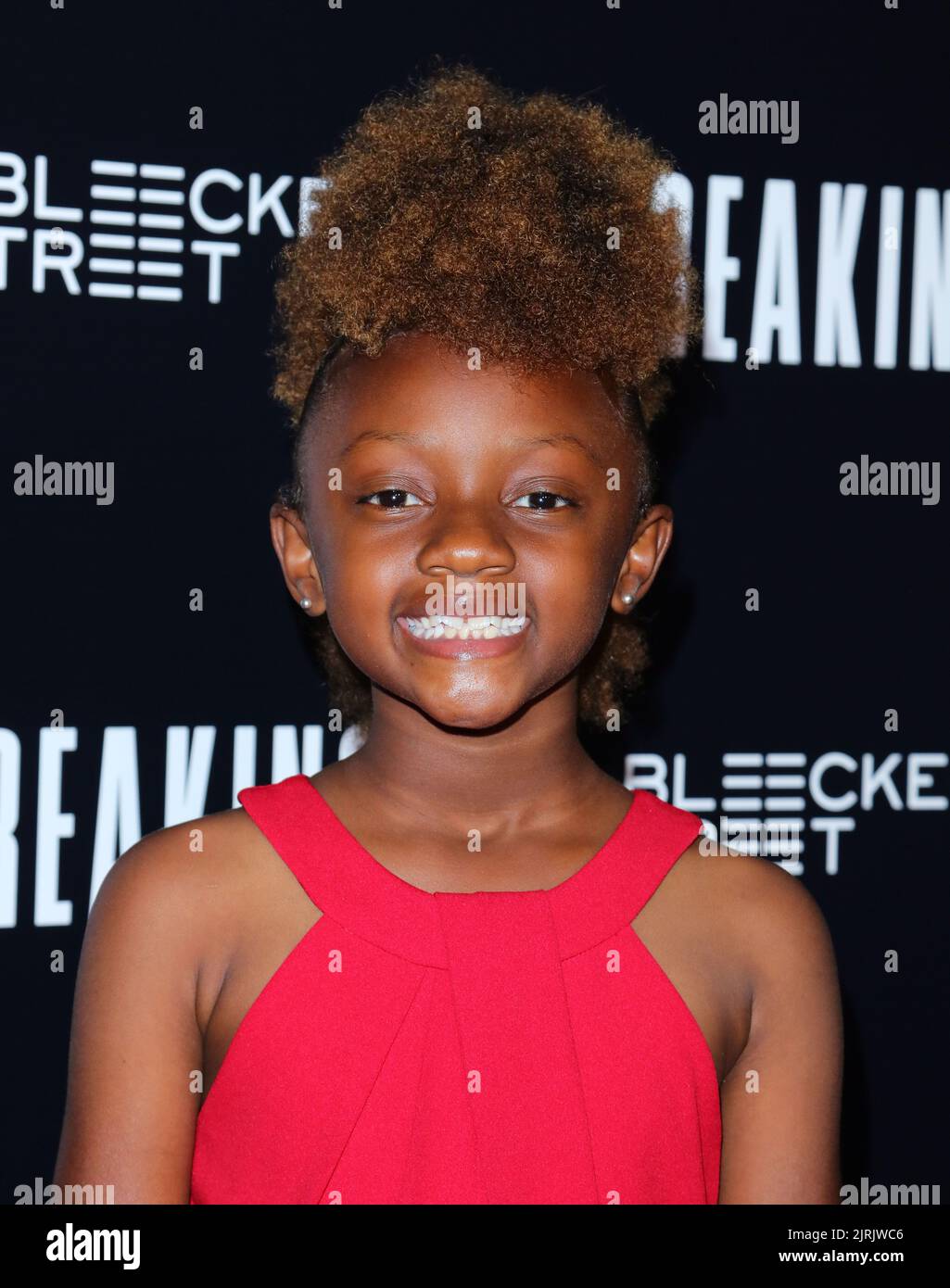 London Covington arrives at The Breaking Red Carpet held at The London ...