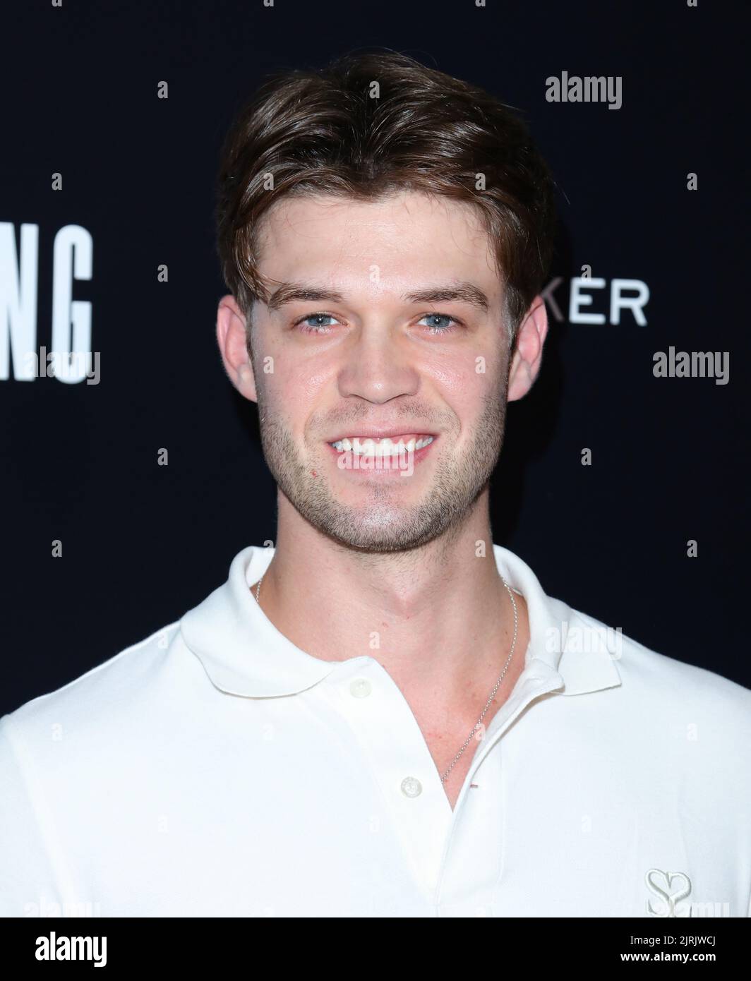 Colin Ford arrives at The Breaking Red Carpet held at The London Hotel ...