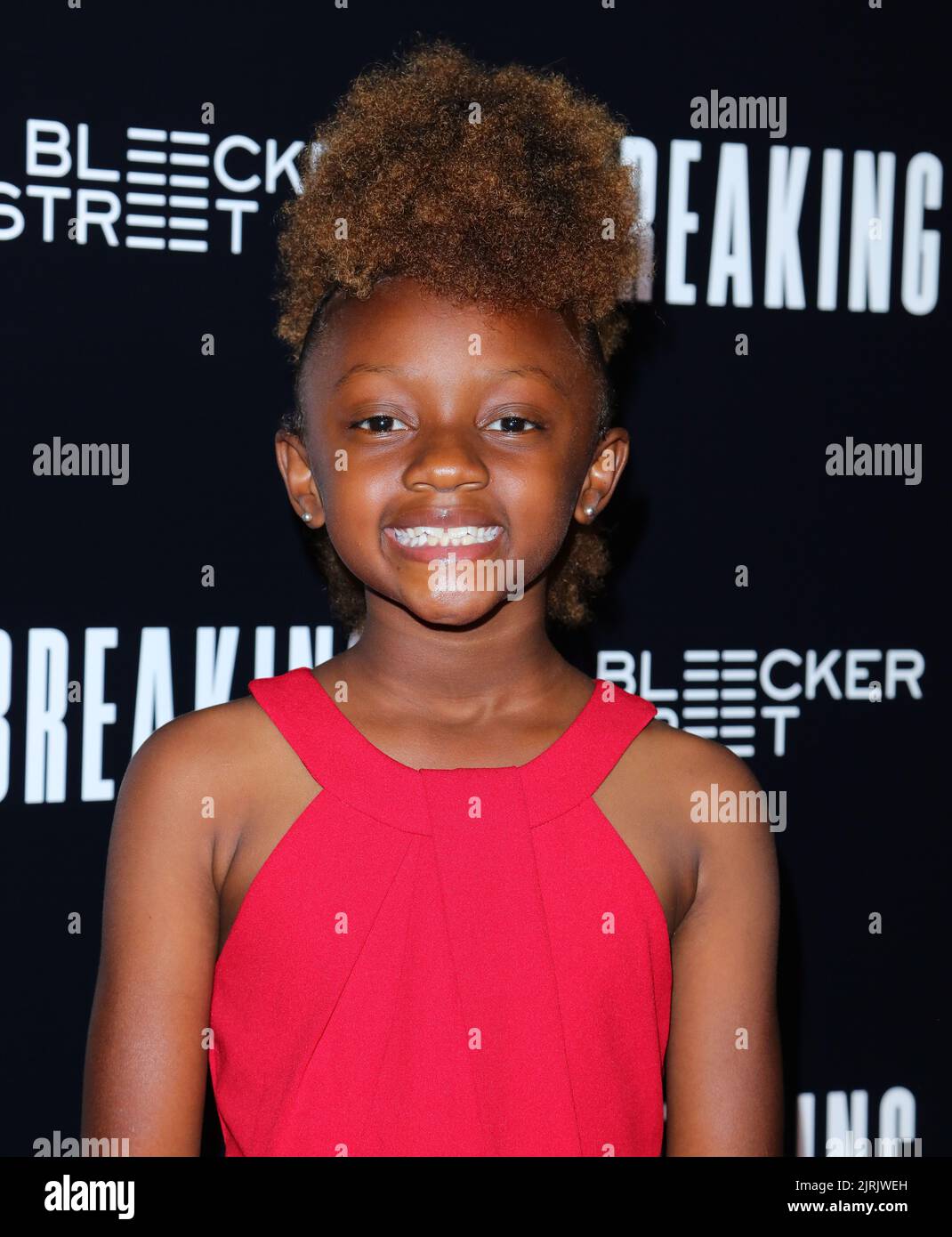 London Covington arrives at The Breaking Red Carpet held at The London ...