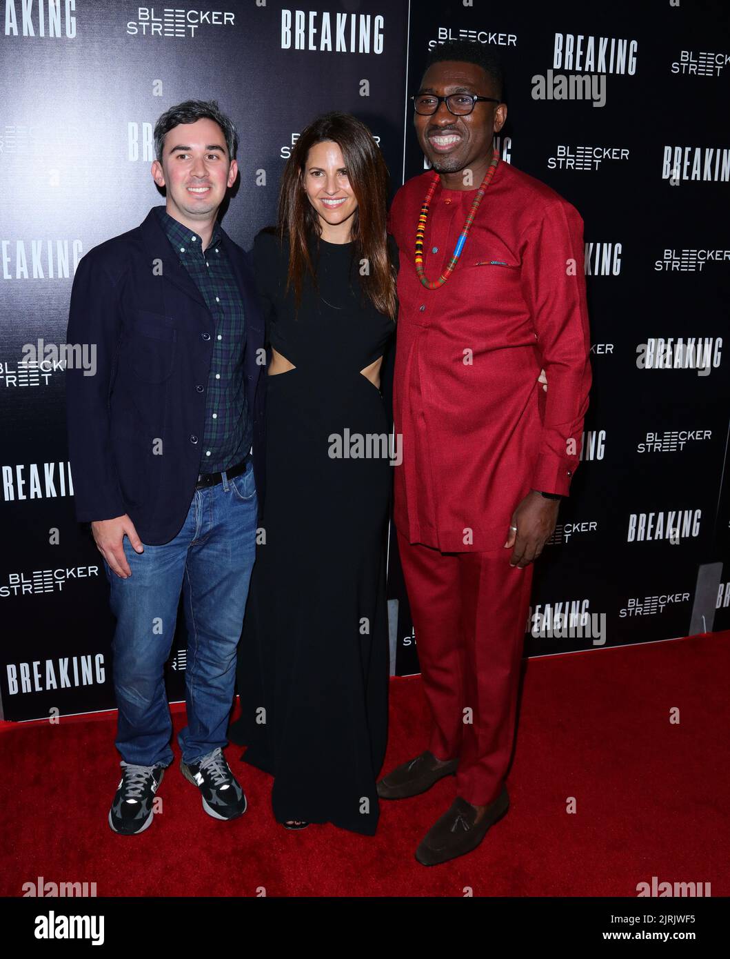 Sam Frohman, Ashley Levinson, Kwame Kwel Armah arrives at The Breaking ...