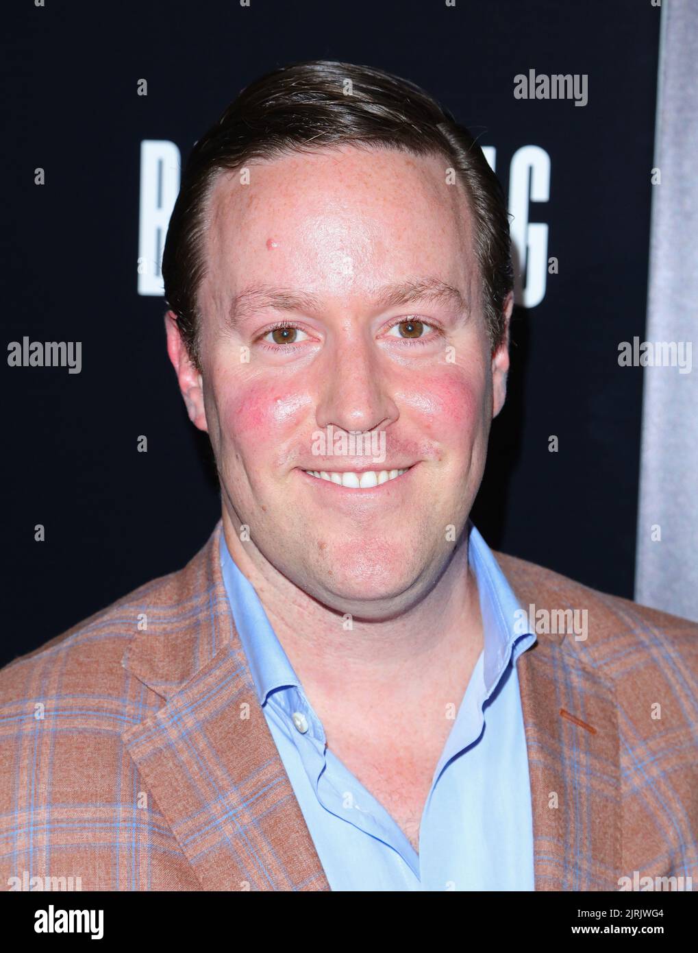 Jarrett Turner arrives at The Breaking Red Carpet held at The London ...