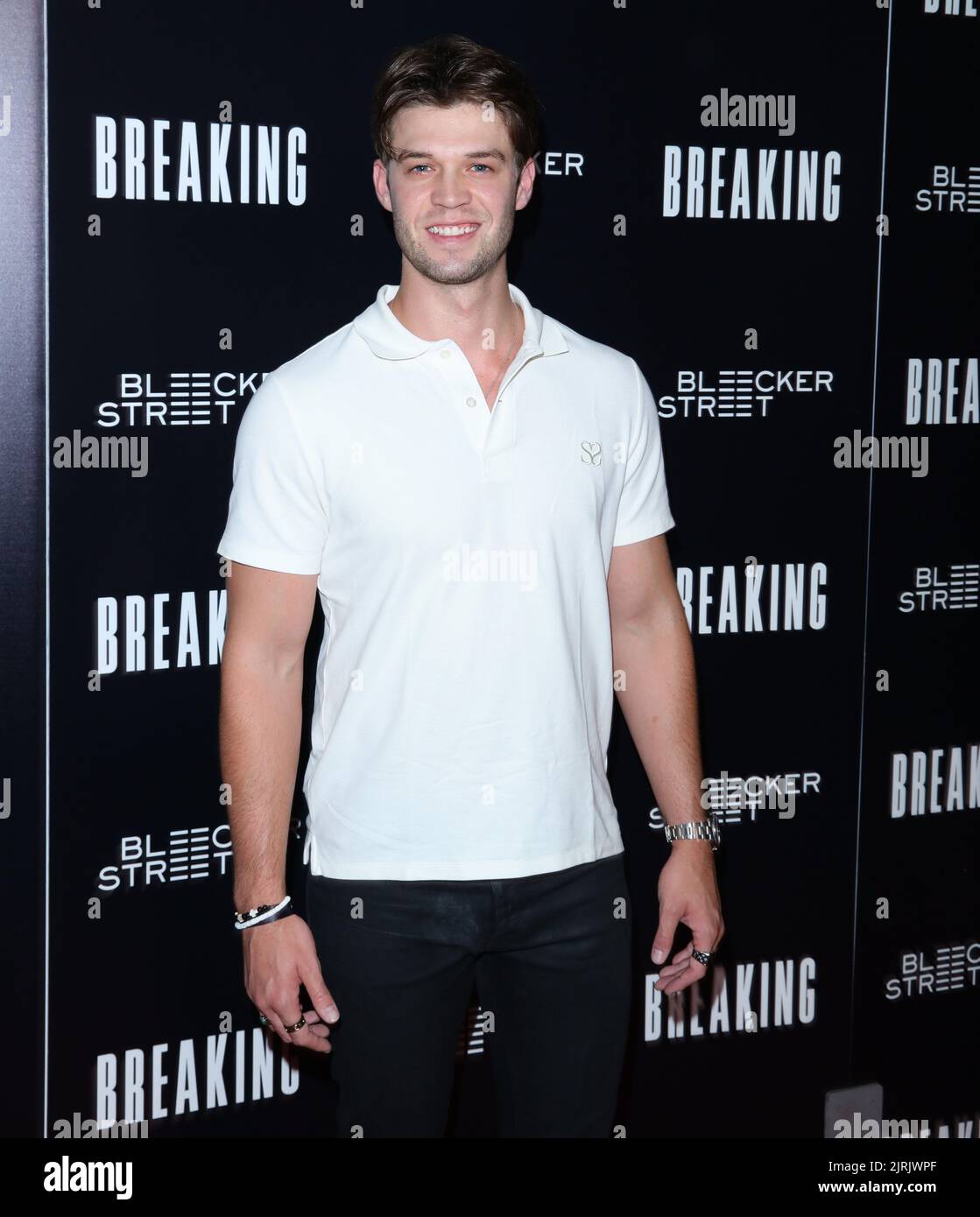 Los Angeles, USA. 24th Aug, 2022. Colin Ford arrives at The Breaking ...