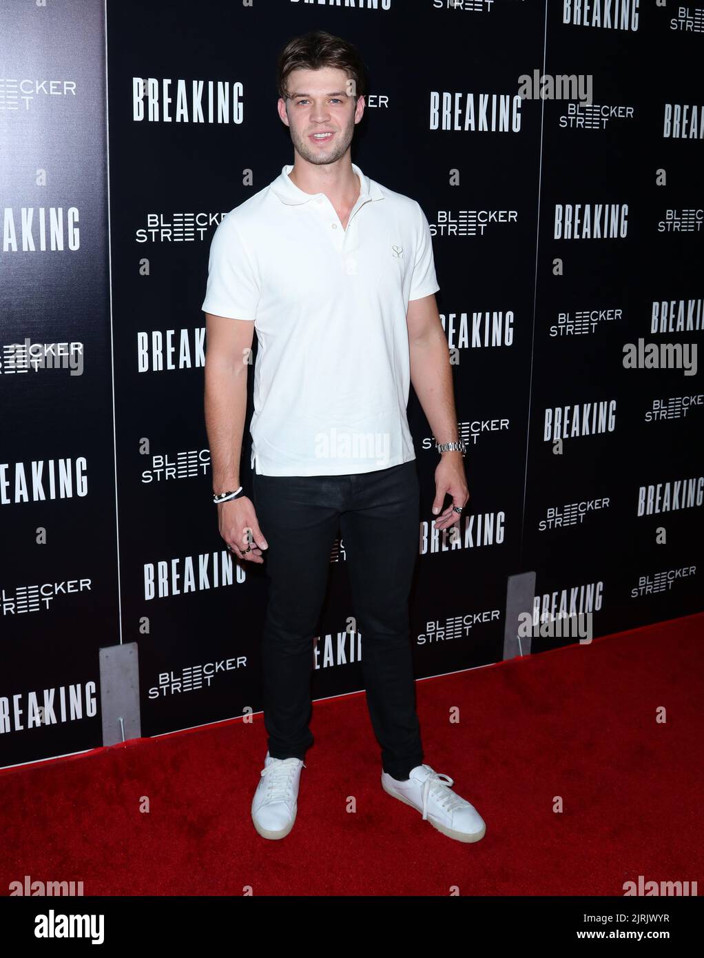 Los Angeles, USA. 24th Aug, 2022. Colin Ford arrives at The Breaking ...