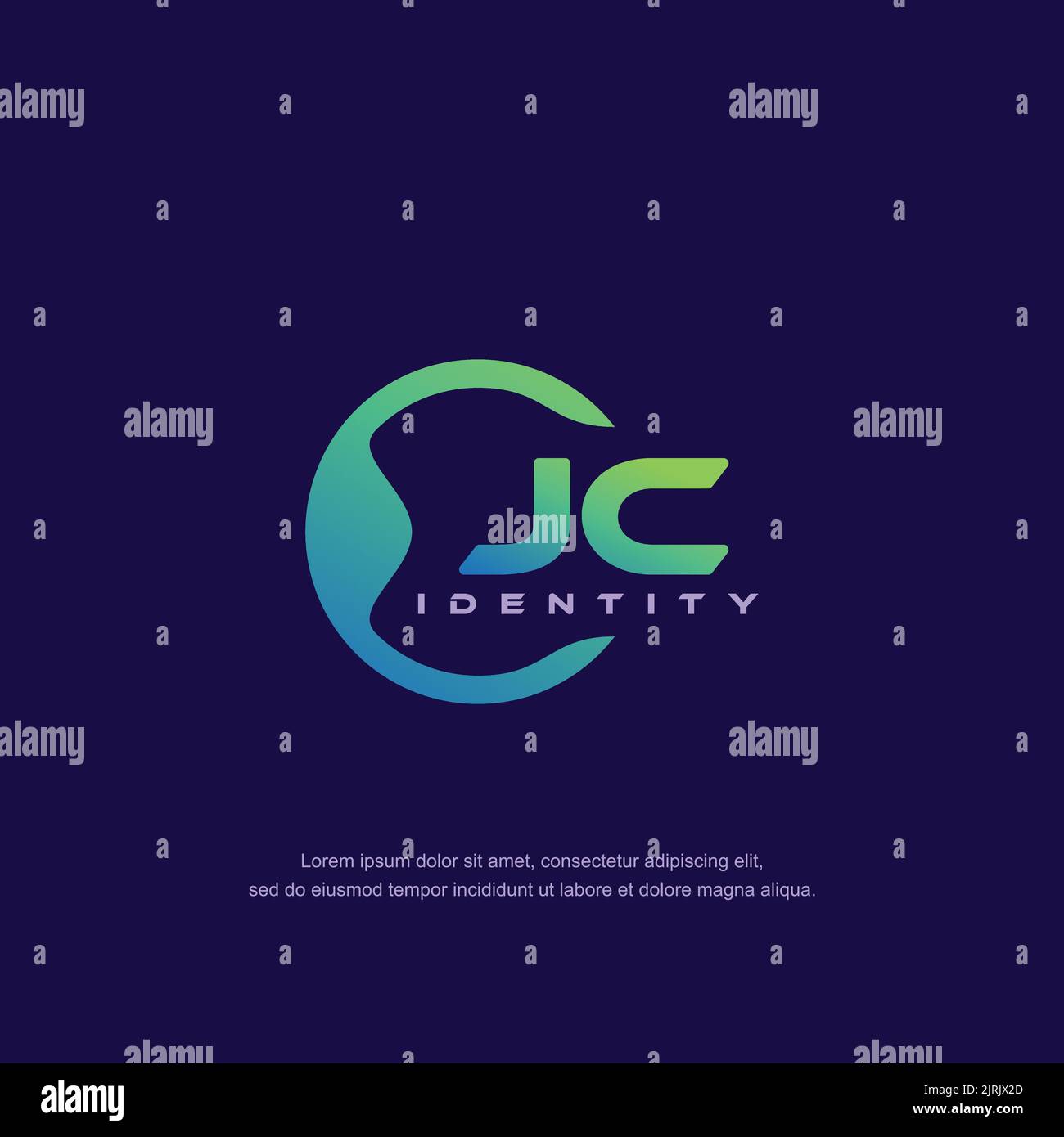 Letter jc vector vectors hi-res stock photography and images - Alamy