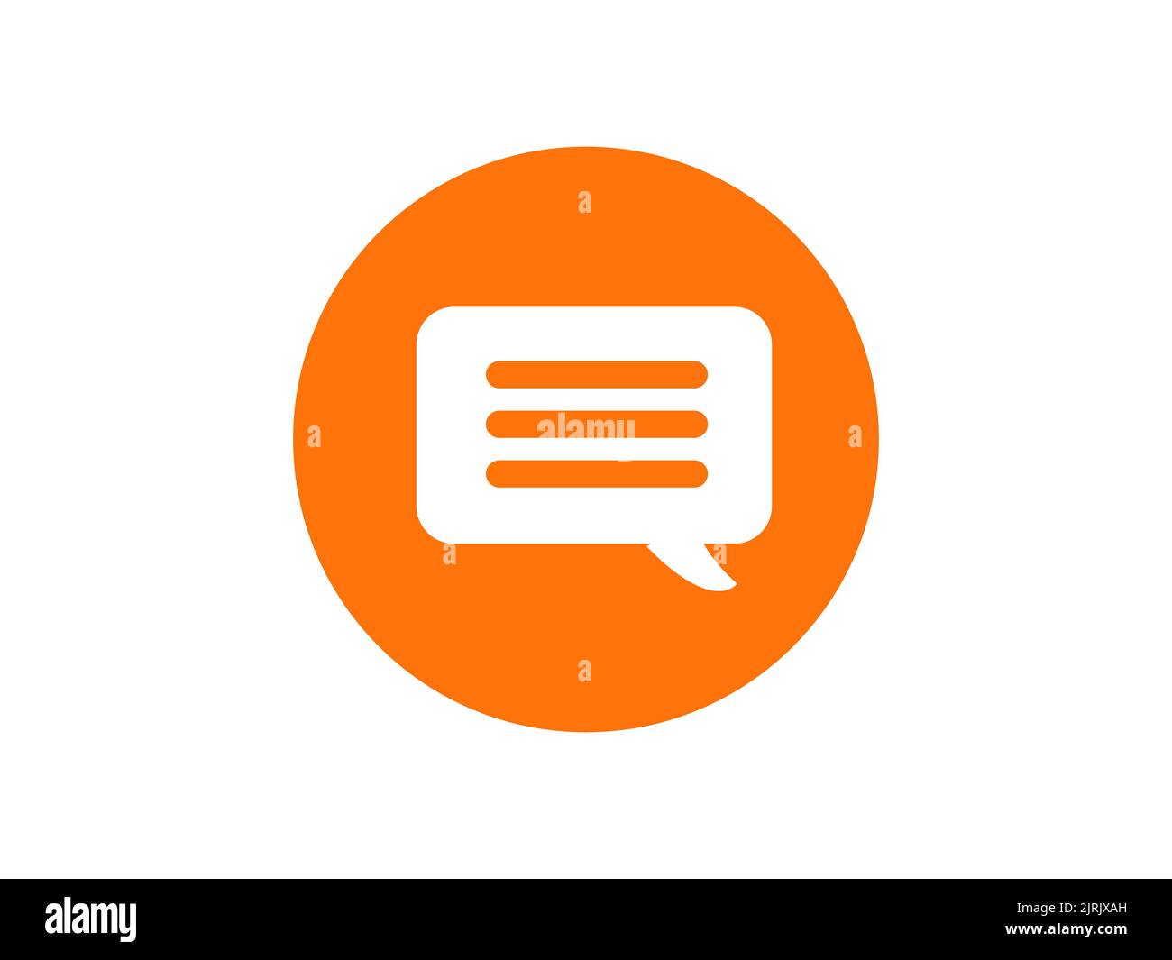 Speech icon. Text message icon, speech bubble symbol on an isolated ...