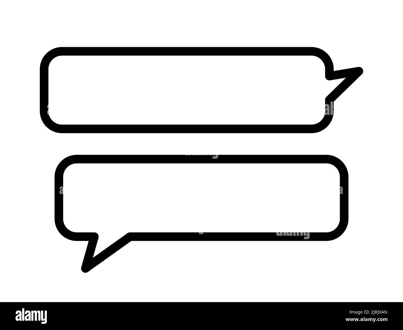 Speech bubbles and background for text. Vector illustrations for banner ...