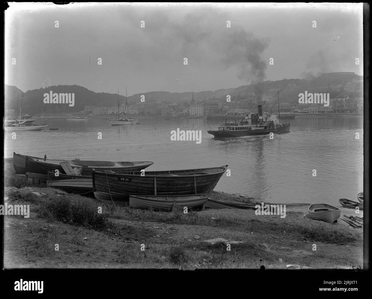 Steam boat leaving a harbour steam boat leaving a harbour hi-res stock ...