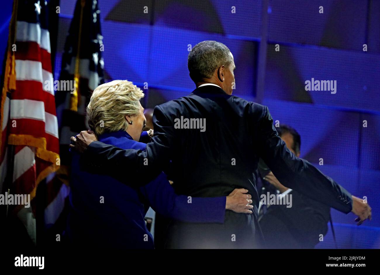 Hillary clinton speech podium hi-res stock photography and images - Alamy