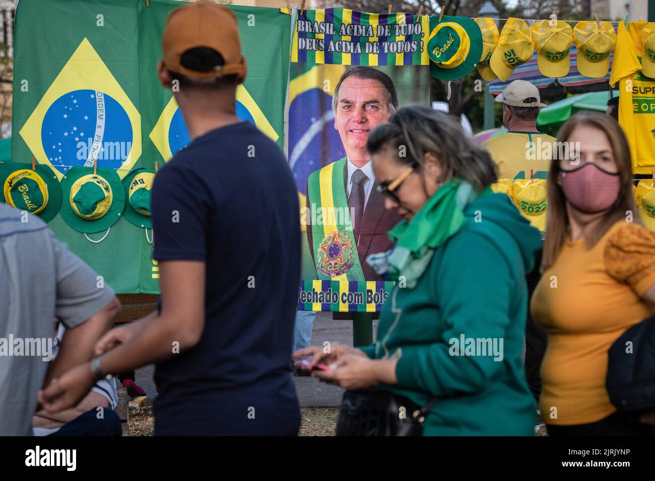 Bolsonarois campaign rally hi-res stock photography and images - Alamy