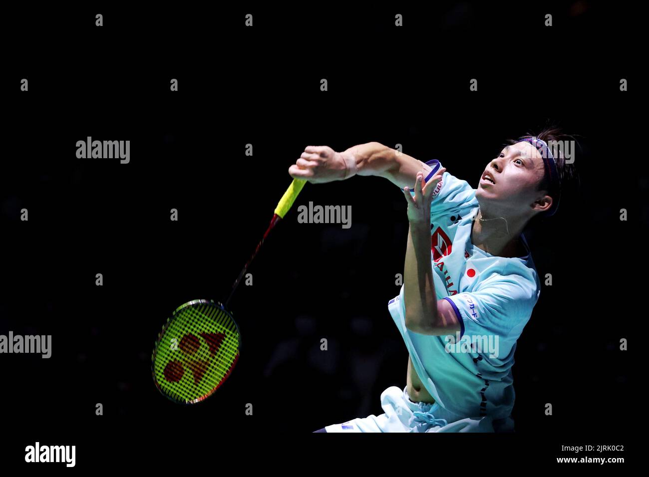 Tokyo, Japan. 24th Aug, 2022. Kodai Naraoka (JPN) Badminton ...