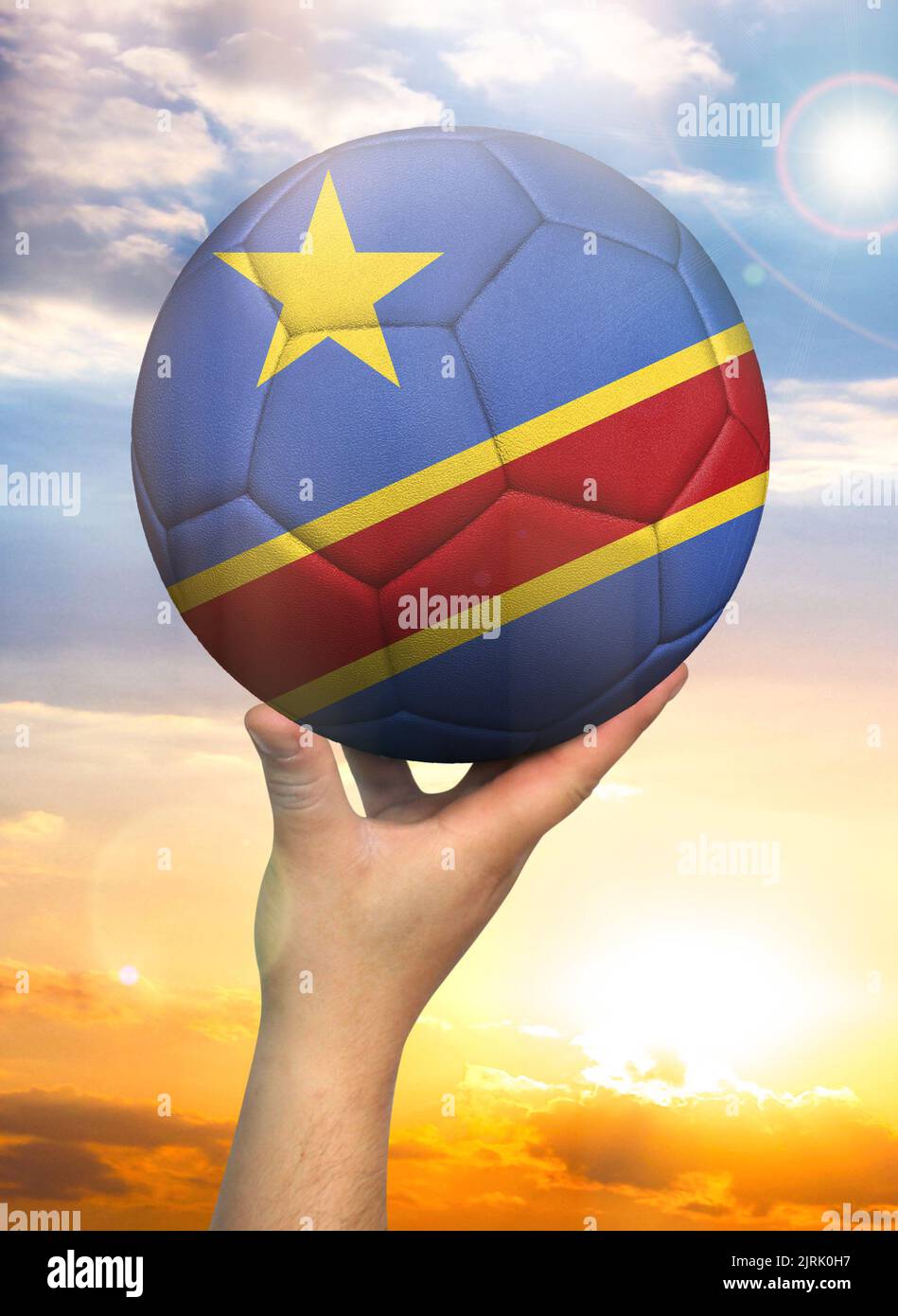 Congo qatar flag hi-res stock photography and images - Alamy