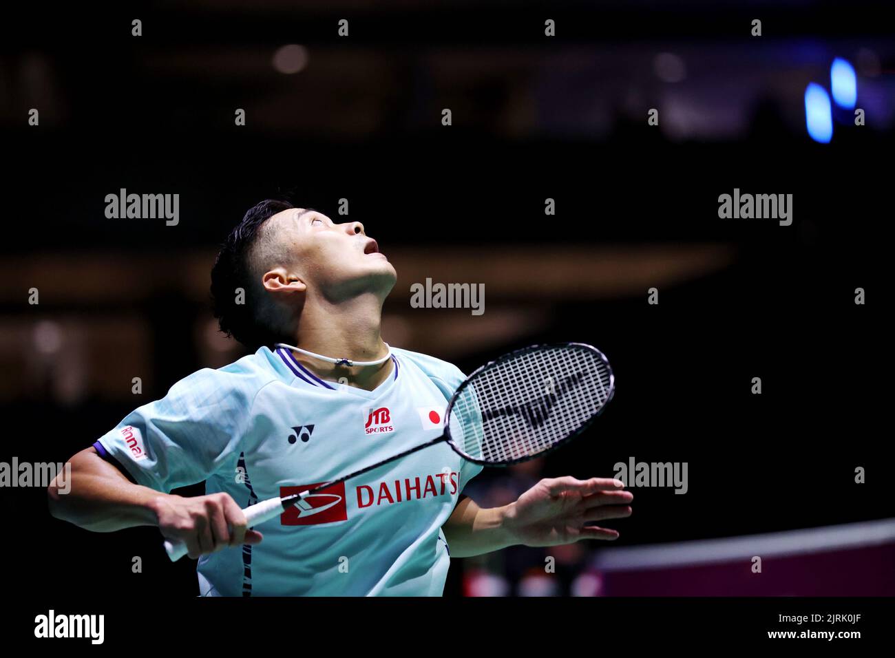 Tokyo, Japan. 24th Aug, 2022. Kenta Nishimoto (JPN) Badminton : TotalEnergies BWF World ...