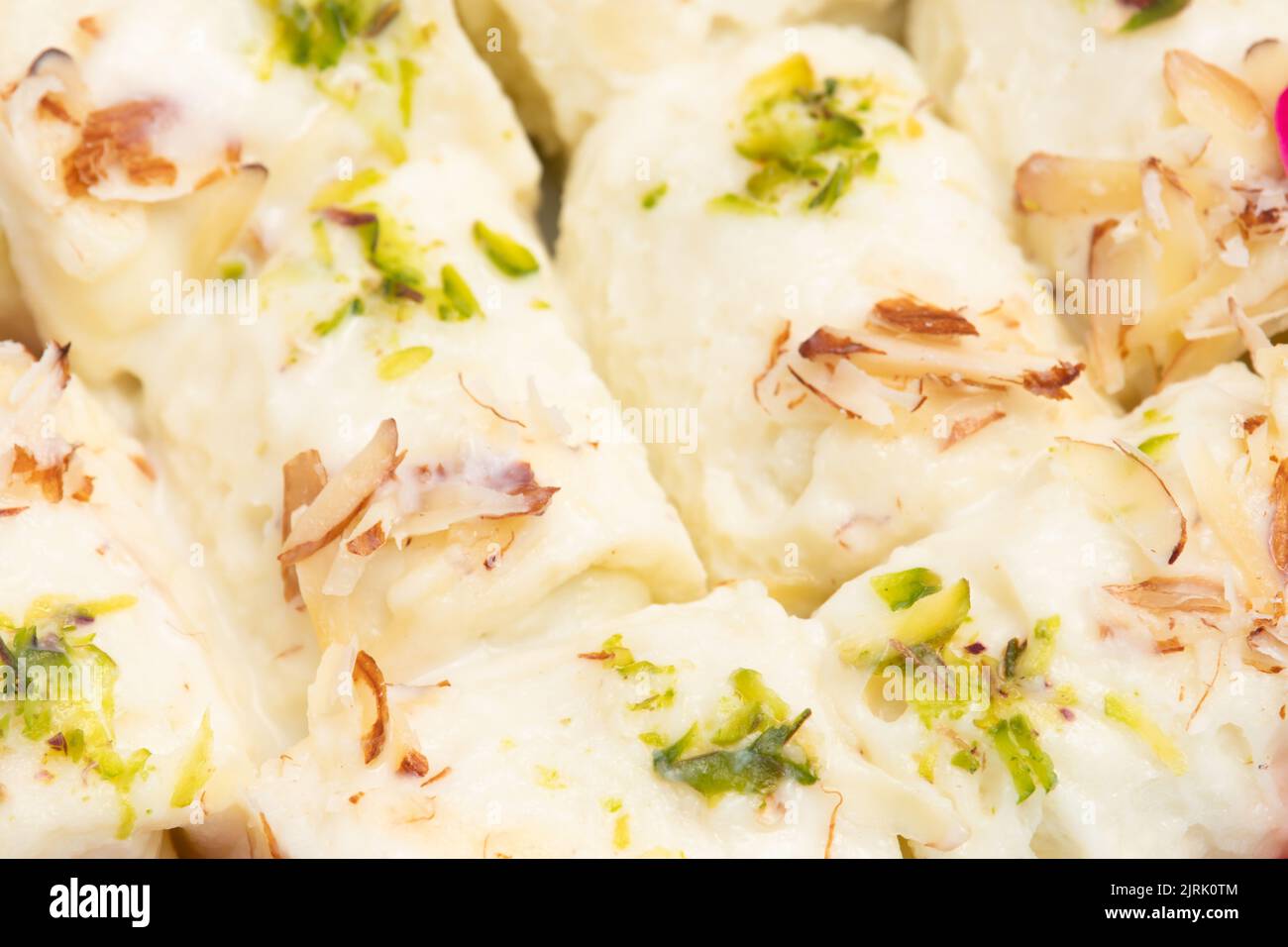 Indian Mithai Bread Malai Roll Rabdi Or Bengali Rabri Is Made Of Soft ...