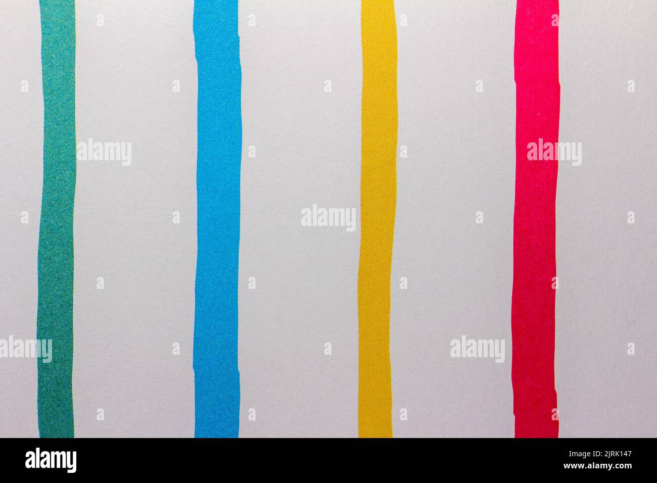 Full frame abstract texture of uneven primary color parallel striped ...