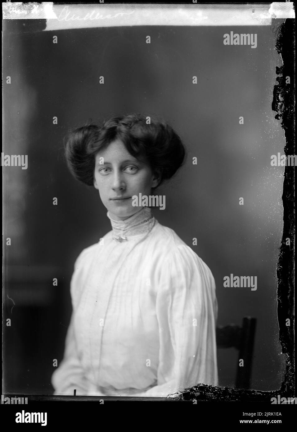 Mrs. Anderson, 1900-1917, New Zealand, by Alfred Henderson Stock Photo ...