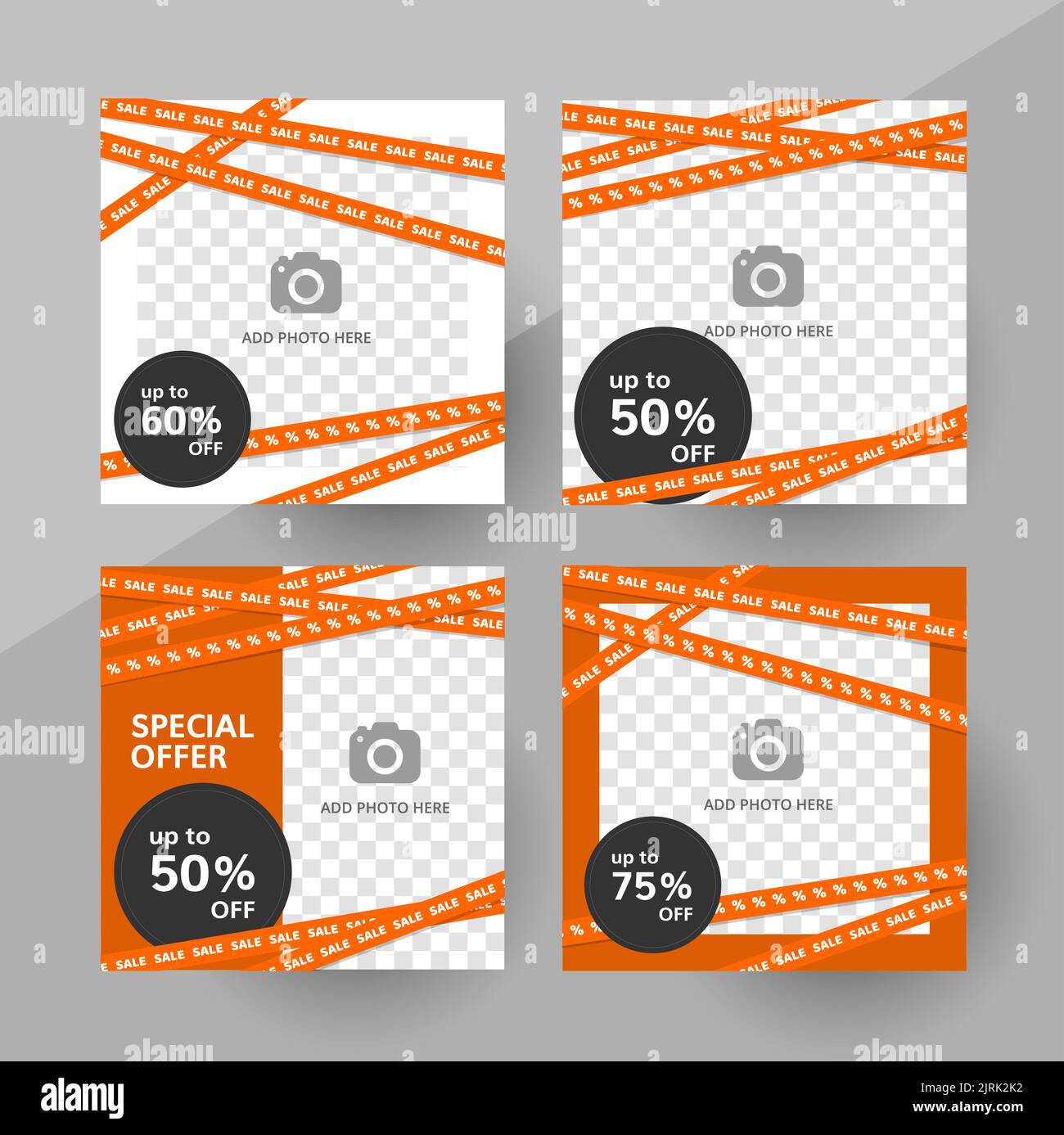 Social media promo sale post template, editable social media template ...