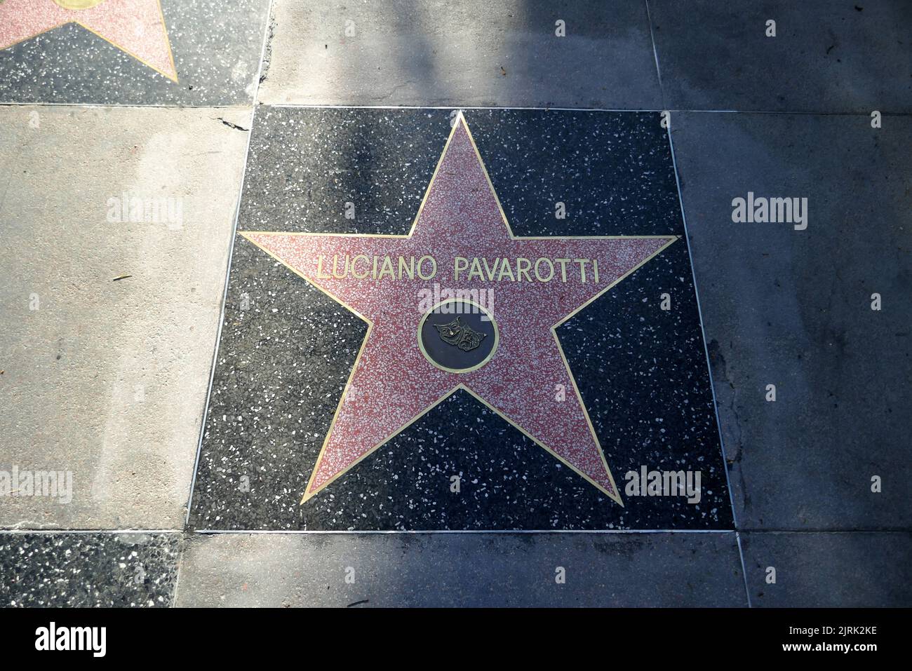 Los Angeles, California, USA 24th August 2022 Opera Singer Luciano Pavarotti's Hollywood Walk of ...