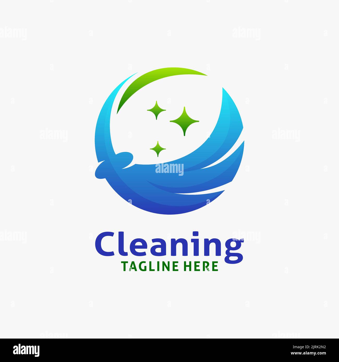 Cleaning broom logo design Stock Vector Image & Art - Alamy