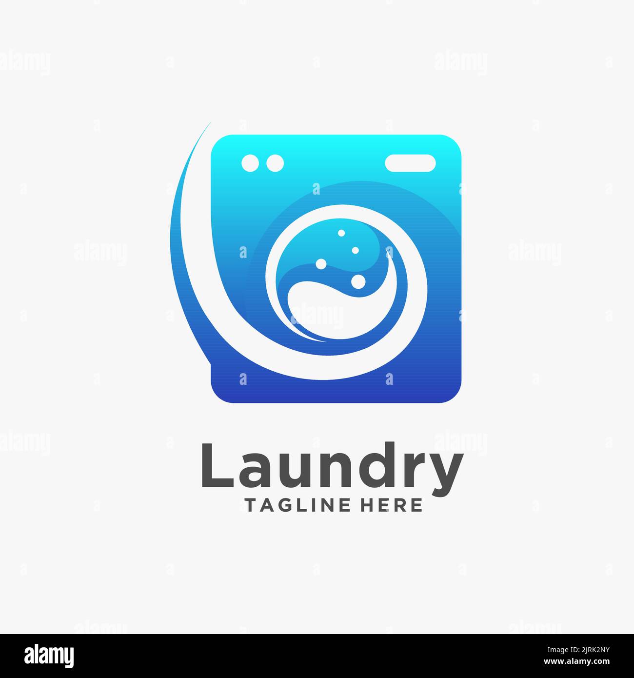 Laundry wash logo design Stock Vector Image & Art - Alamy