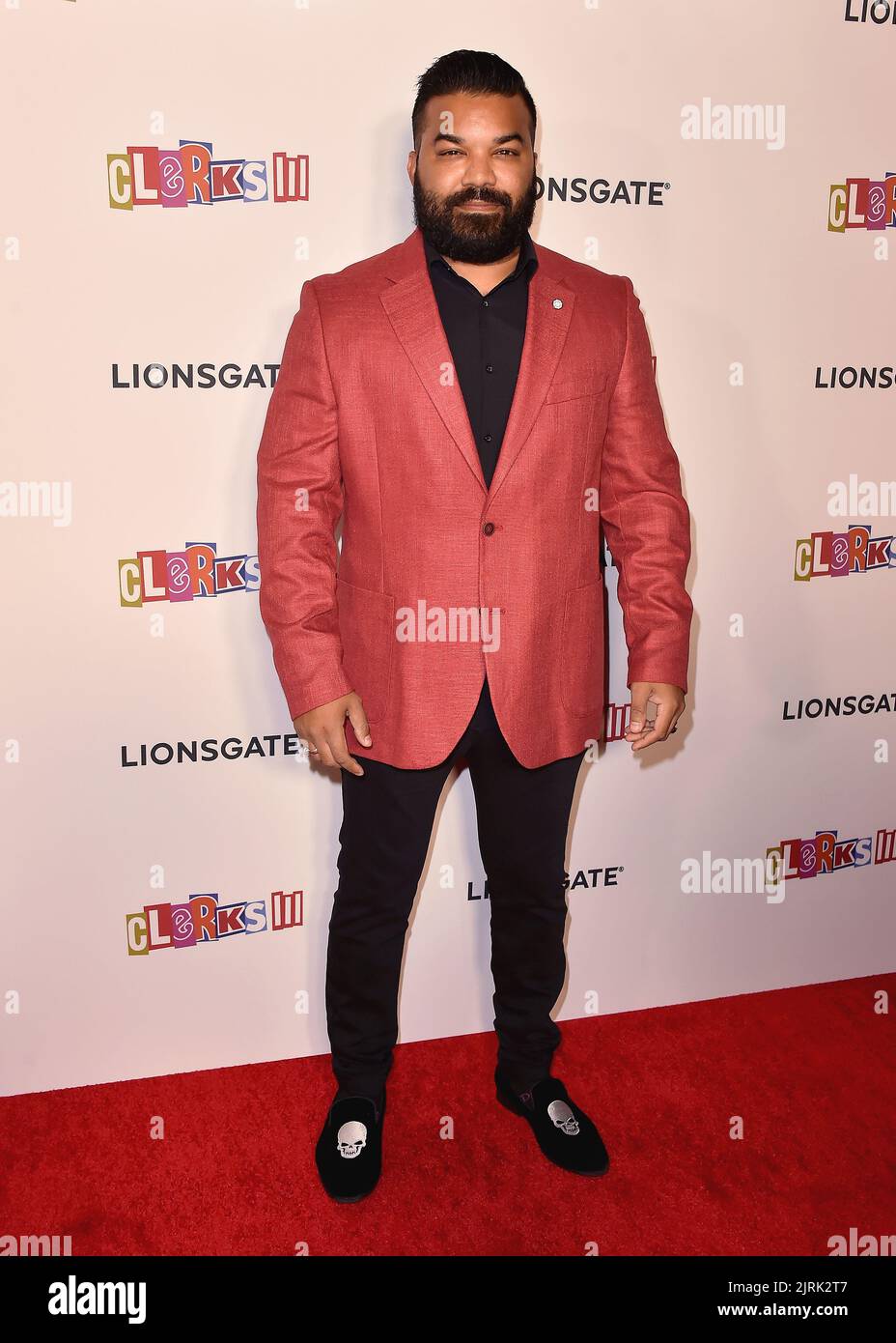 Adrian Dev walking the red carpet at the Los Angeles premiere of ...