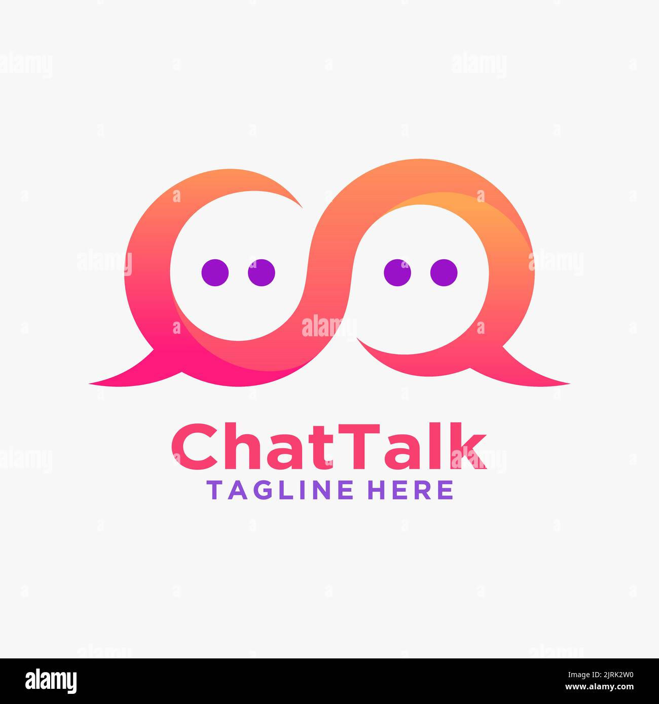 Infinity chat Stock Vector Images - Alamy